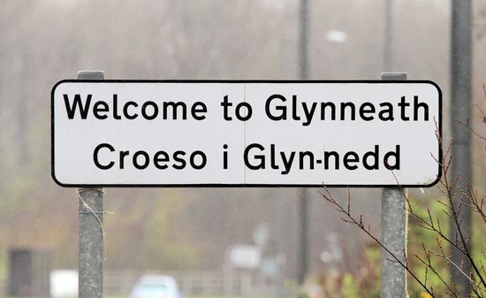 Welcome Glynneath Sign Editorial Stock Photo - Stock Image | Shutterstock