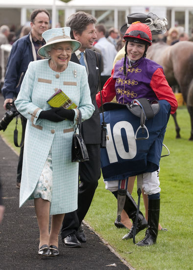 Queen Elizabeth Ii John Warren Racing Editorial Stock Photo - Stock ...