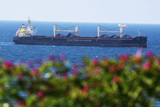Vessel Second Caravan Ships Transporting Grain Editorial Stock Photo ...