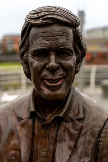 Bronze Memorial Statue Sir Terry Wogan Editorial Stock Photo - Stock ...