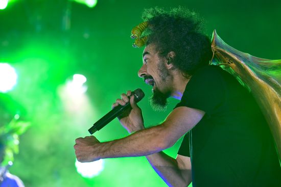Caparezza During Concert Exuvia Tour 2022 Editorial Stock Photo - Stock ...