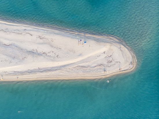 Aerial View Drone Possidi Beach Halkidiki Editorial Stock Photo - Stock ...