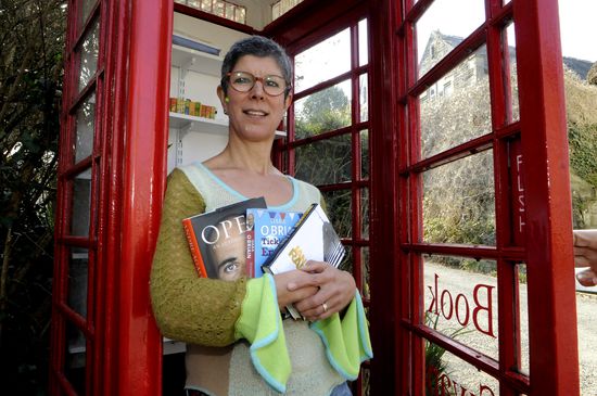 Nina Ducker Phone Box Feock That Editorial Stock Photo - Stock Image ...