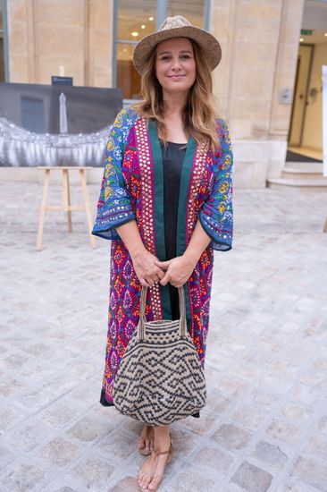 Writer Filmmaker Priscilla Telmon Attends Exhibition Editorial Stock ...