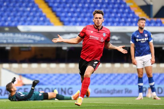 Luke Hannant Colchester United Celebrates After Editorial Stock Photo ...