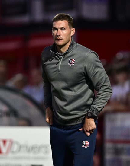 Matt Taylor Manager Exeter City During Editorial Stock Photo - Stock ...