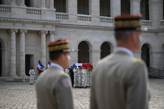 French Army Alpine Hunters Carry Coffin Editorial Stock Photo - Stock ...