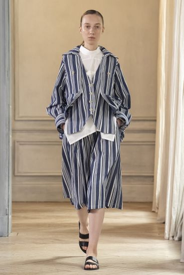 Handout Model Wearing Original Creation Spring Editorial Stock Photo ...
