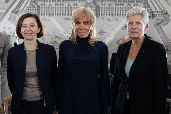 French First Lady Brigitte Macron French Editorial Stock Photo - Stock ...
