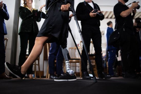 Amputee Models Display Creations By Italian Editorial Stock Photo ...