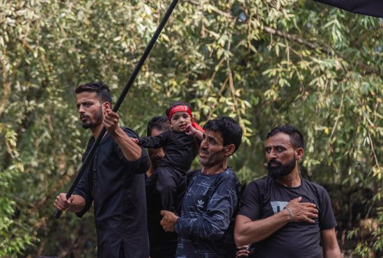 Shia Muslims Beat Their Chests During Editorial Stock Photo - Stock ...