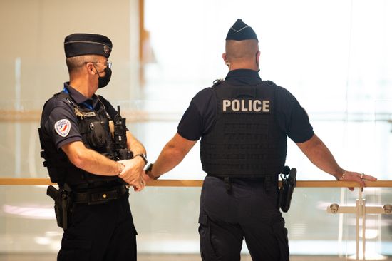Police Force People Arrives Attend Court Editorial Stock Photo - Stock ...
