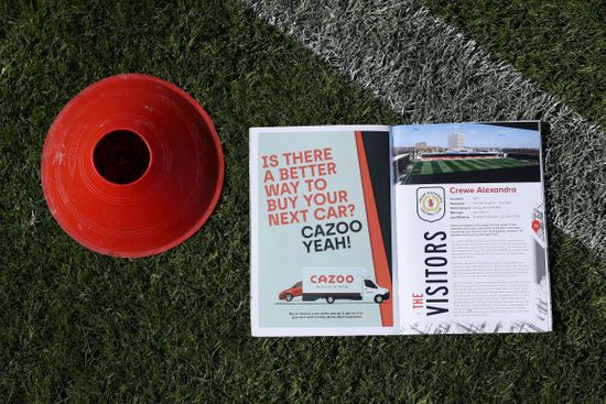 Cazoo Advert Inside Matchday Programme Editorial Stock Photo - Stock ...