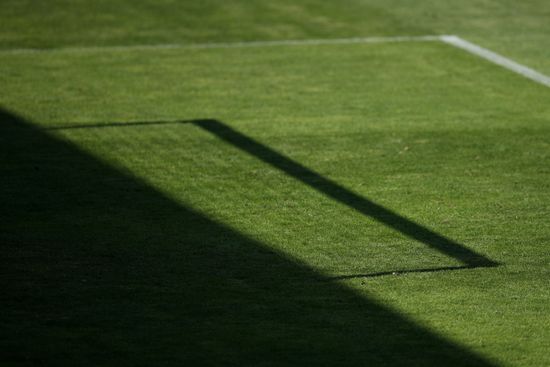 Shadow Goal On Pitch Editorial Stock Photo - Stock Image | Shutterstock