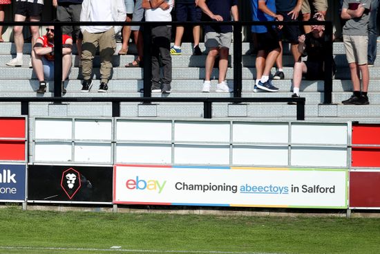 Ebay Pitchside Advertising Boards Editorial Stock Photo - Stock Image ...