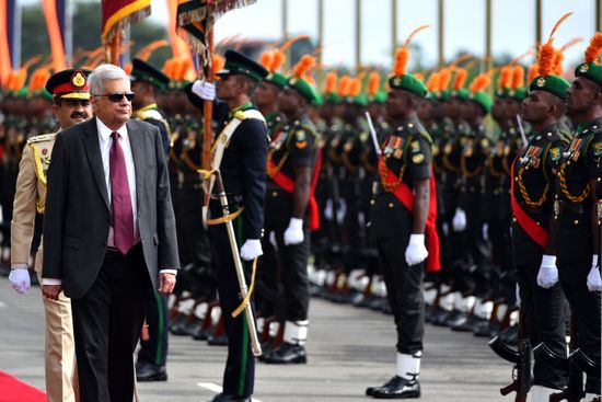 President Ranil Wickremesinghe Visits Army Headquarters Editorial Stock ...