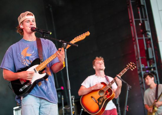Forrest Frank Surfaces Concert Tcu Amphitheater Editorial Stock Photo ...