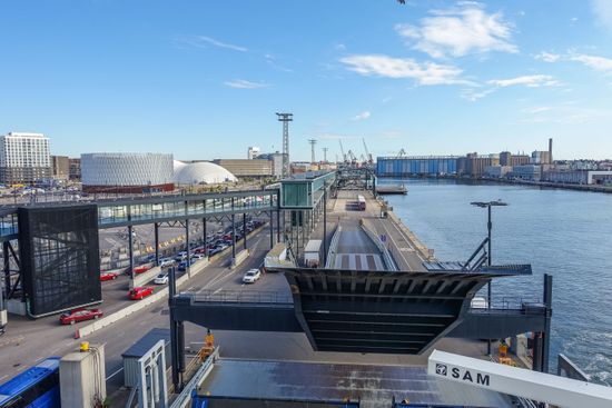 General View Helsinki Ferry Terminal Port Editorial Stock Photo - Stock ...