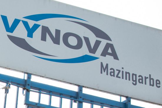 Vynova Logo Pictured Entry Factory On Editorial Stock Photo - Stock ...