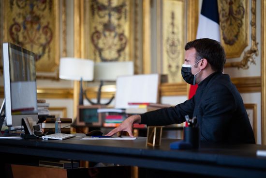 French President Emmanuel Macron Participate History Editorial Stock ...