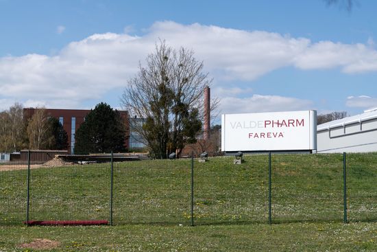 Valdepharm Factory Fareva Group Dedicated Producing Editorial Stock ...