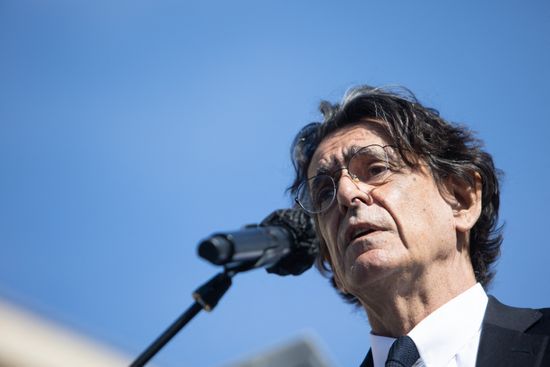 French Philosopher Luc Ferry Delivers Speech Editorial Stock Photo ...