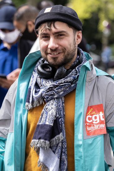 Yohan Taillandier Cgt Delivery People Haute Editorial Stock Photo ...