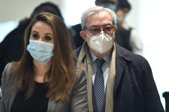 Judge Gilbert Azibert Arrives Court On Editorial Stock Photo - Stock ...