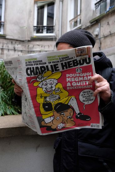 Front Page Charlie Hebdo Meghan Markle Editorial Stock Photo - Stock ...