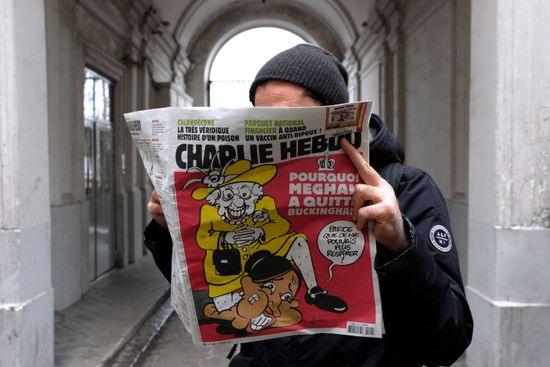Front Page Charlie Hebdo Meghan Markle Editorial Stock Photo - Stock ...