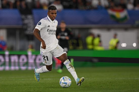 Rodrygo 21 Real Madrid During Uefa Editorial Stock Photo - Stock Image ...