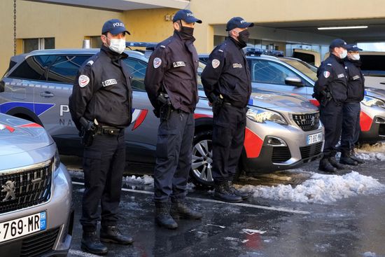 French National Police Force Equipped New Editorial Stock Photo - Stock ...