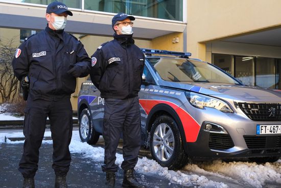 French National Police Force Equipped New Editorial Stock Photo - Stock ...