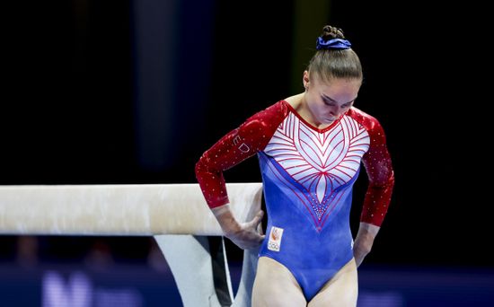 Vera Van Pol Action During Gymnastics Editorial Stock Photo - Stock ...