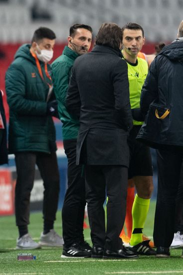 Romanian 4th Referee Sebastian Coltescu Looks Editorial Stock Photo ...