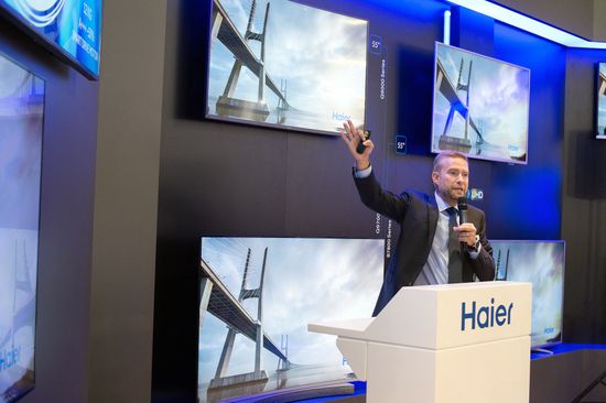 Ceo Haier Europe Yannick Fierling Delivers Editorial Stock Photo ...