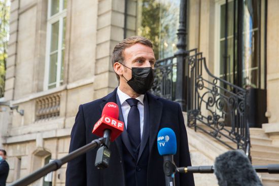 French President Emmanuel Macron Signs Book Editorial Stock Photo ...