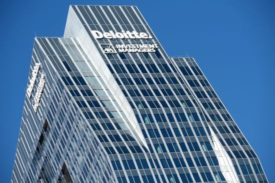 General View Deloitte Building La Defense Editorial Stock Photo - Stock ...