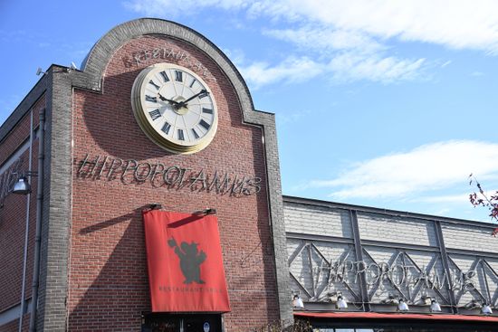 Shop Sign Hippopotamus Restaurant On November Editorial Stock Photo ...