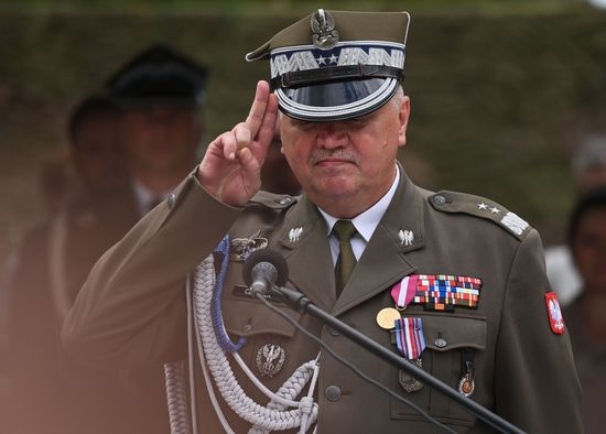 Major General Stanislaw Czosnek Commander Land Editorial Stock Photo ...