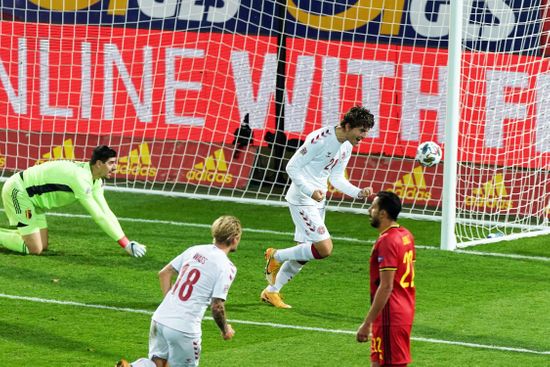 Jonas Wind Denmark Celebrates After Scoring Editorial Stock Photo ...