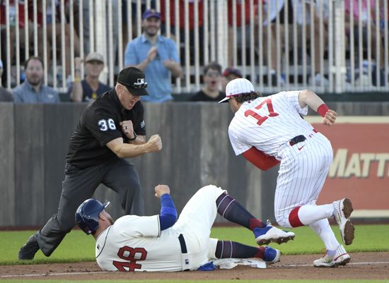 Chicago Cubs Pj Higgins Tagged Out Editorial Stock Photo - Stock Image ...