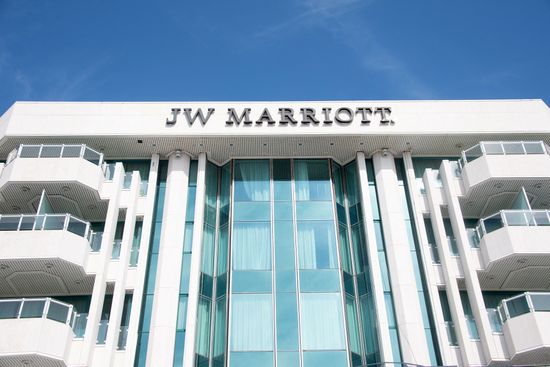 Shop Sign Jw Marriott Hotel On Editorial Stock Photo - Stock Image ...