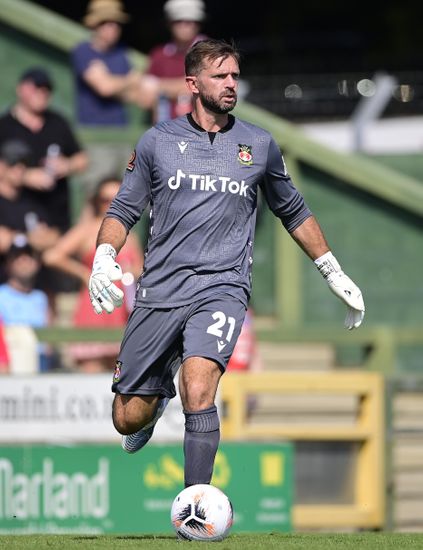 Mark Howard Goalkeeper Wrexham During National Editorial Stock Photo ...