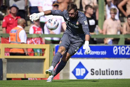 Mark Howard Goalkeeper Wrexham During National Editorial Stock Photo ...