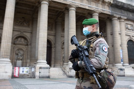 French Military Forces Operation Sentinelle Foreign Editorial Stock ...