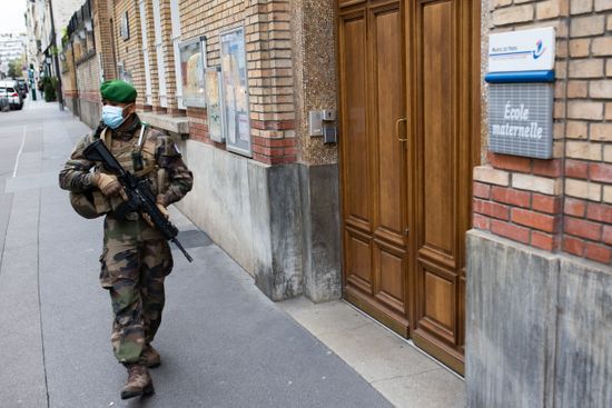 French Military Forces Operation Sentinelle Foreign Editorial Stock ...