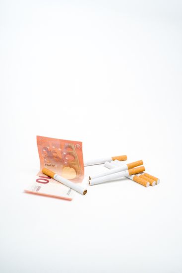 Cigarettes Ten Euro Note Illustrations Cigarette Editorial Stock Photo ...