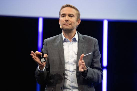 Ceo Haier Europe Yannick Fierling Delivers Editorial Stock Photo ...