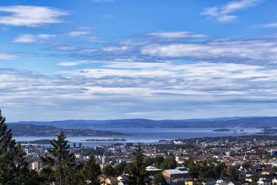 View Summit Grefsenkollen View City Oslofjord Editorial Stock Photo ...